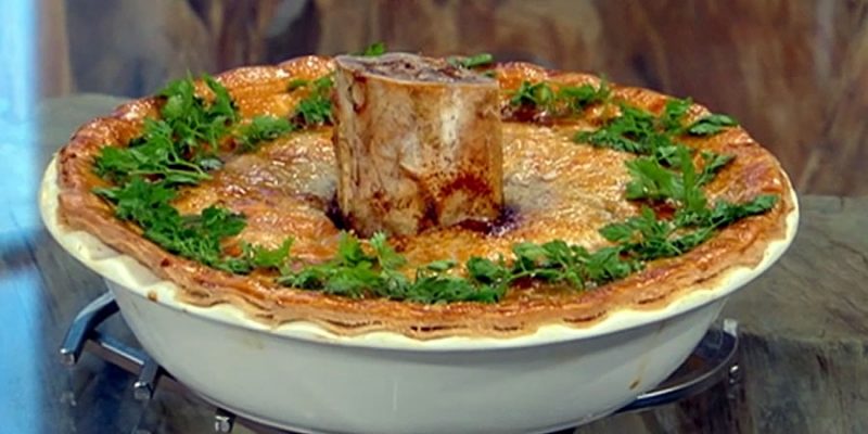 Beef Cheek, Kidney And Marrow Pie