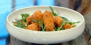 Mackerel Croquettes With Herby Couscous